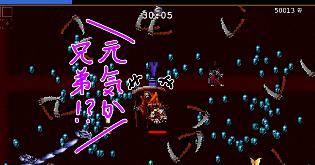 【Vampire survivors】 『missingno』の紹介と解放する方法【バグ死神？】